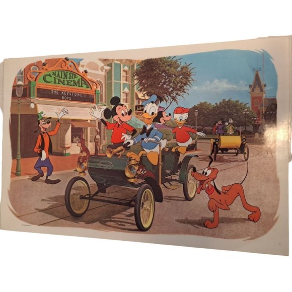 Disney | Dining | Walt Disney Productions 964 Placemat Plastic ...